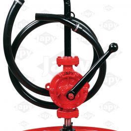 FEP semi-rotary manual pump equipped with a flexible PVC hose | Pompes Japy